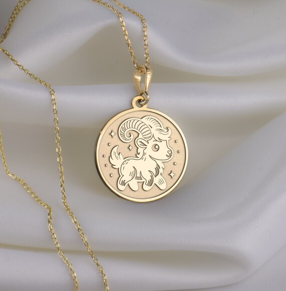 Etsy capricorn necklace store