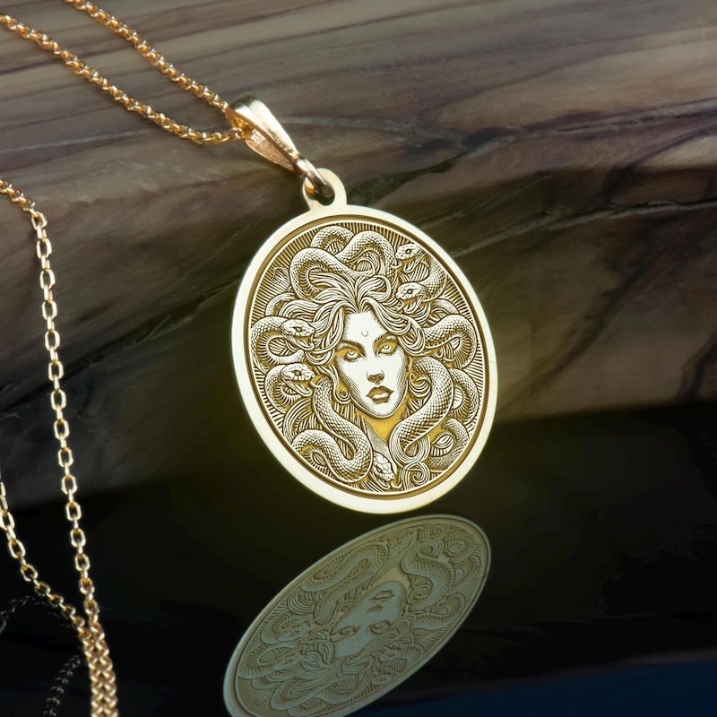 Medusa Pendant Bracelets - Etsy UK