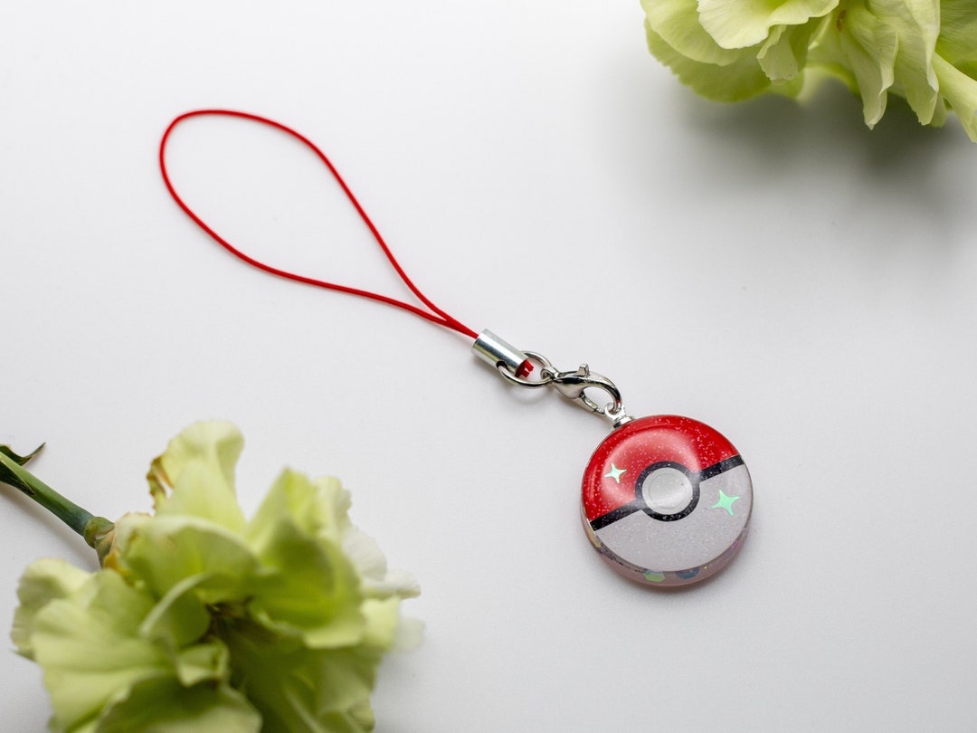 Pokeball Resin Pokemon Phone Charm - Etsy