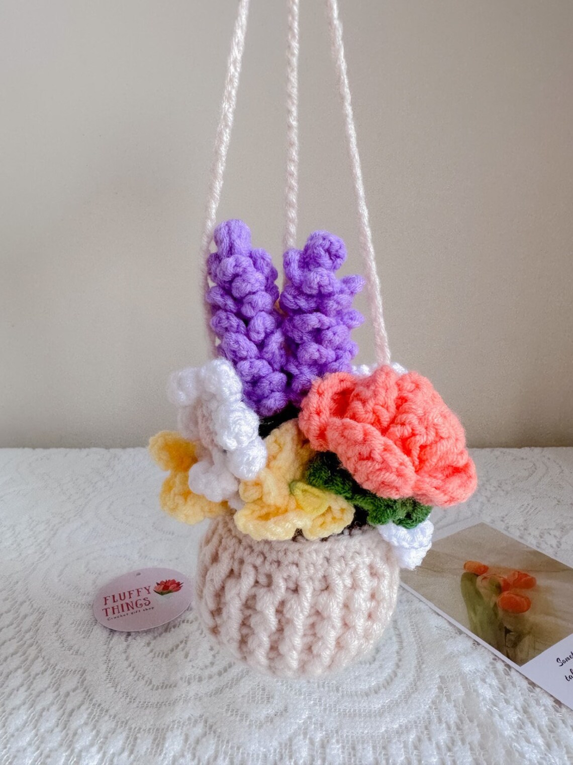 Flower Basket ( With Hanging Wire) - Etsy
