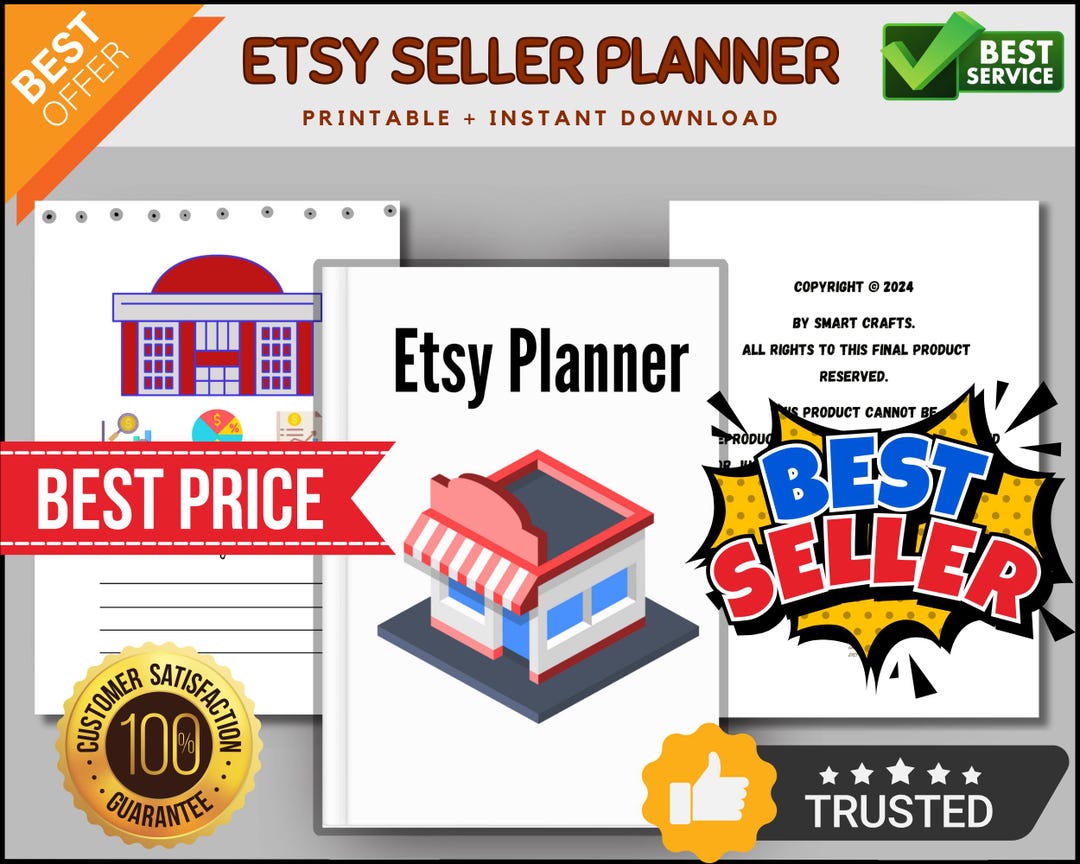 Digital Planner Etsy Seller Printable Worksheets Business Organisers ...