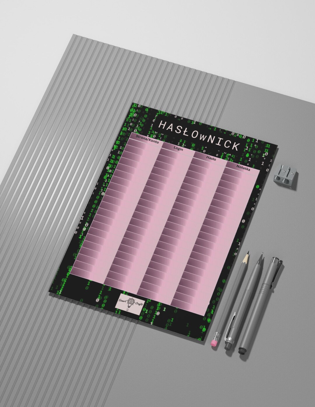 Personalized Password Organizer and Journal HasŁownick for Cyber ...