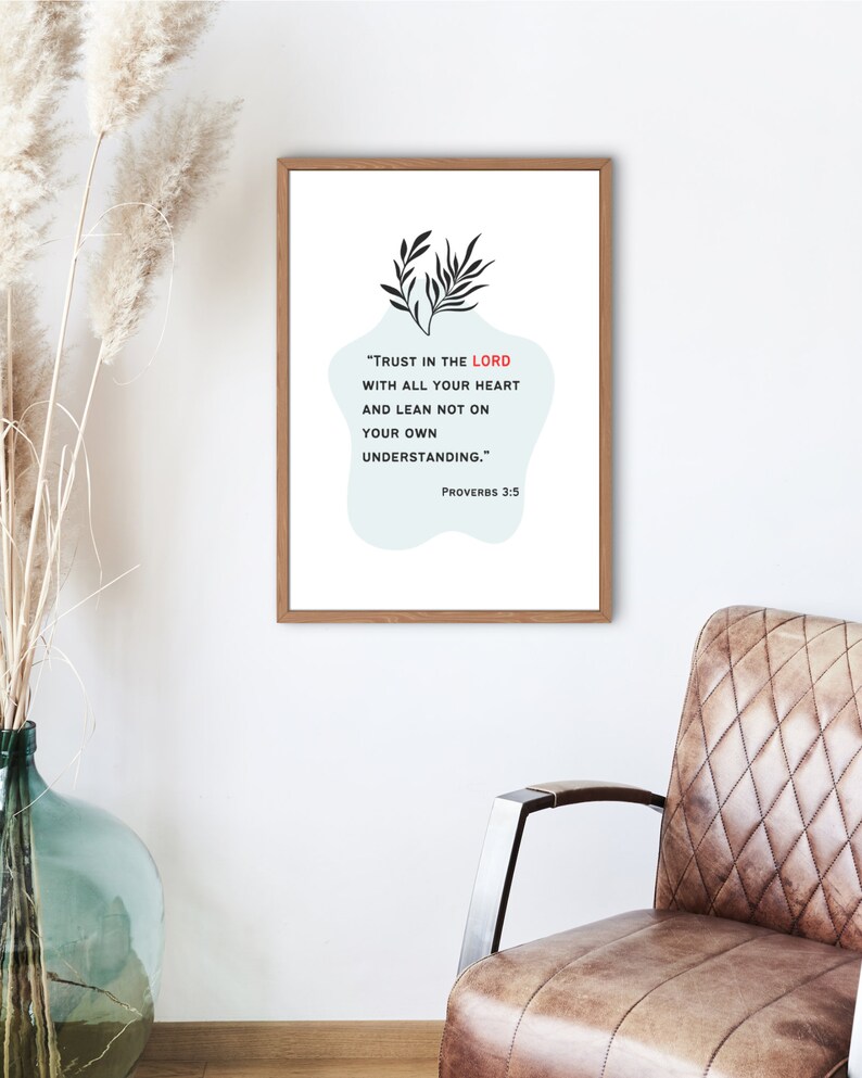Divine Strength: Proverbs 35 Bible Verse Printable Wall Art Christian ...