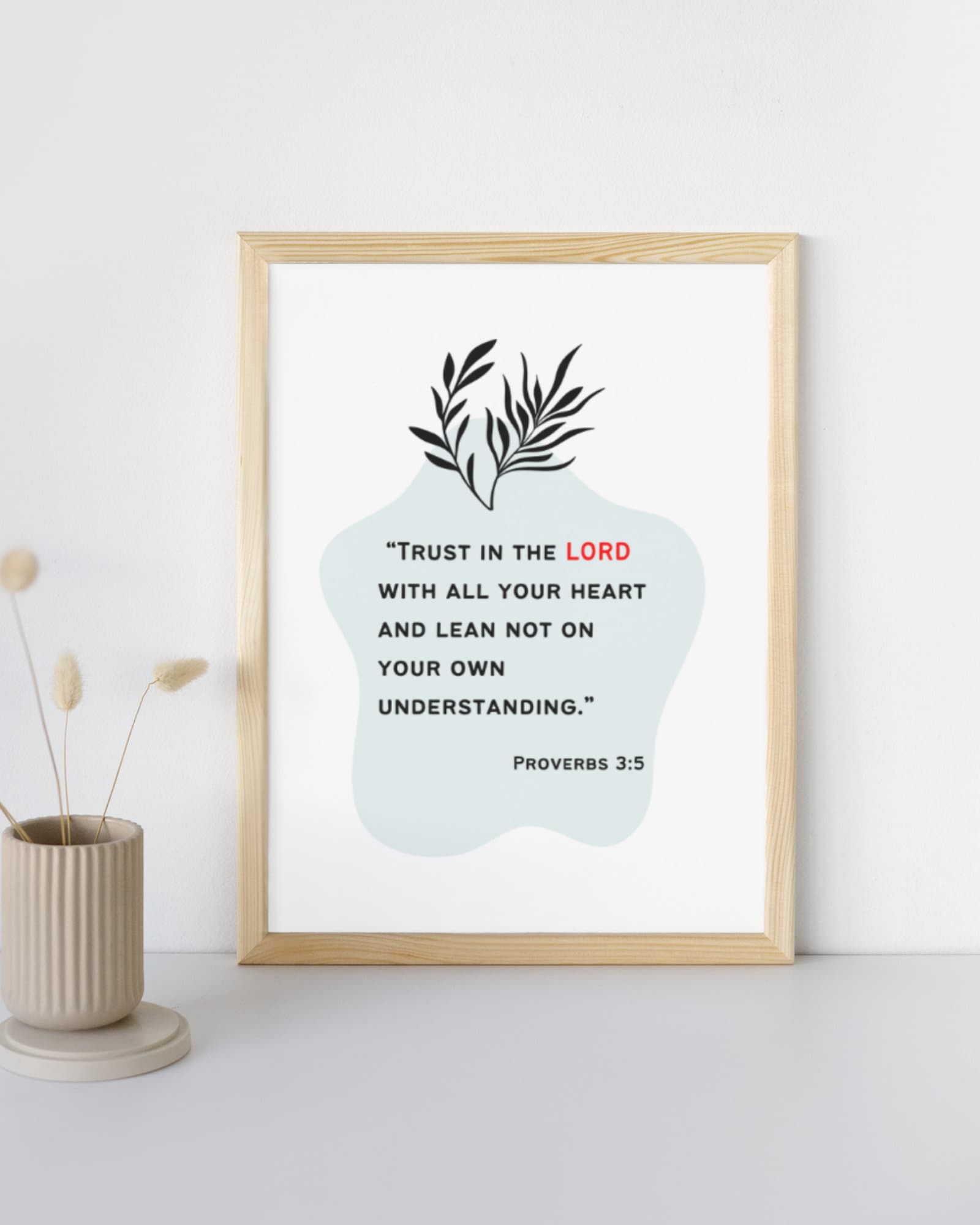 Divine Strength: Proverbs 35 Bible Verse Printable Wall Art Christian ...
