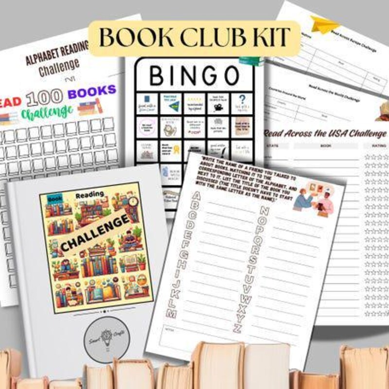Book Club Games - Etsy