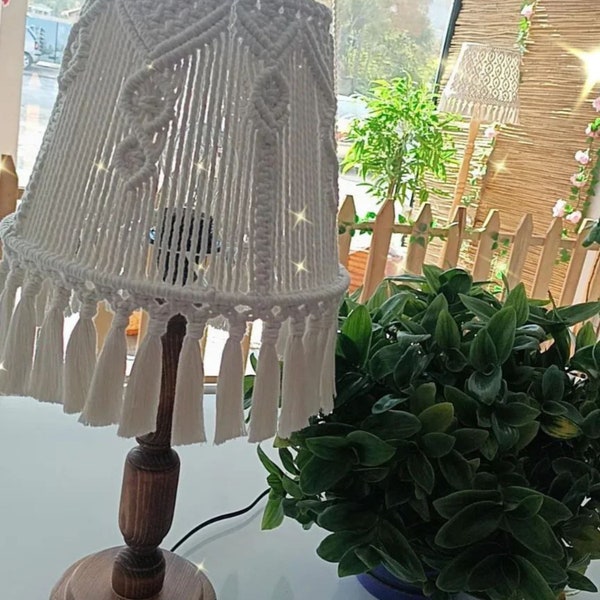 Macrame Lamp - Etsy