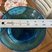 Vintage Blenko Tall Floor Vase 1971 Joel Myers #7049 Turquoise Blue ...