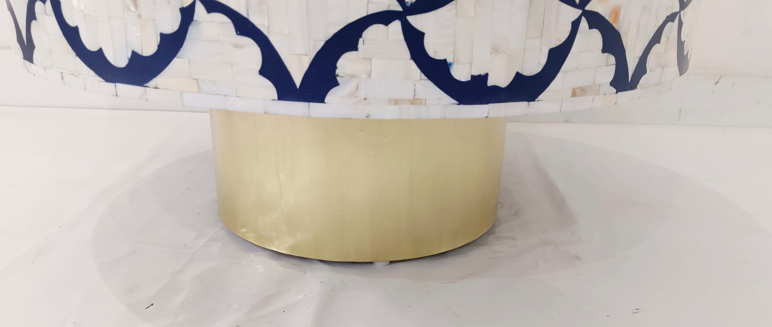 Handmade Mother of Pearl Inlay Coffee Table , Mother of Pearl Inlay ...