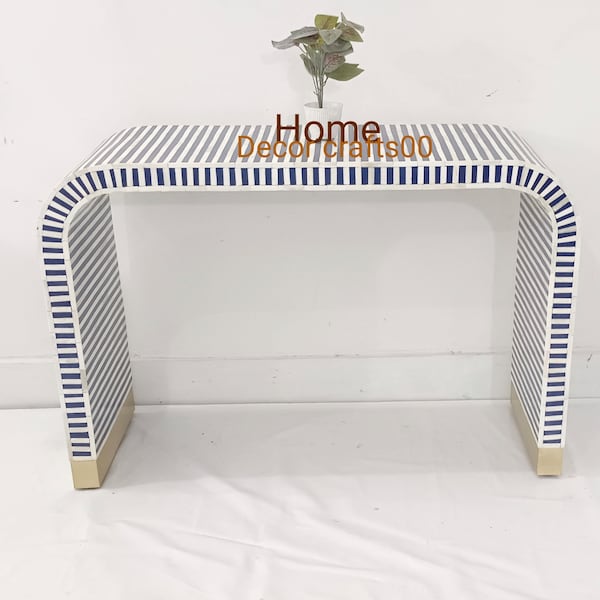 Blue Console Table - Etsy
