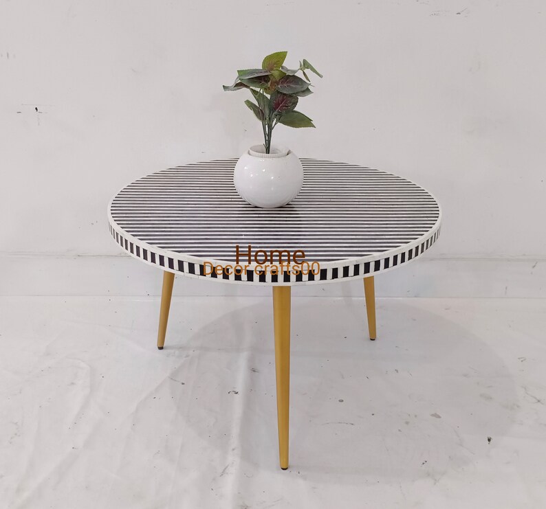 New Indian Beautiful, Handmade Bone Inlay Coffee Table , Bone Inlay ...