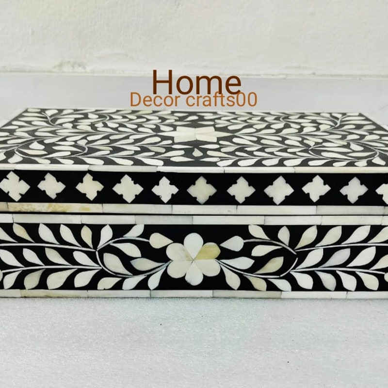 Bone Inlay Box - Etsy