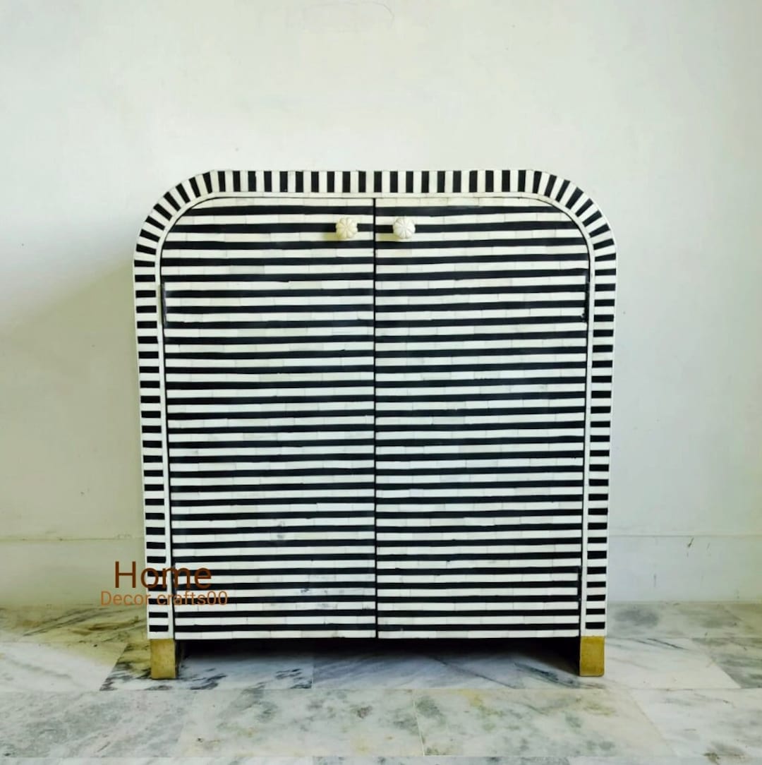 New Bone Inlay 2 Doors U Cabinet , Bone Inlay Optical Cabinet , Bone ...