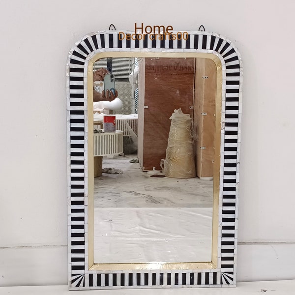 Bone Inlay Mirror - Etsy
