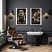 Beautiful Dogs in Barber Shop Wall Art Pet Grooming Salon - Etsy