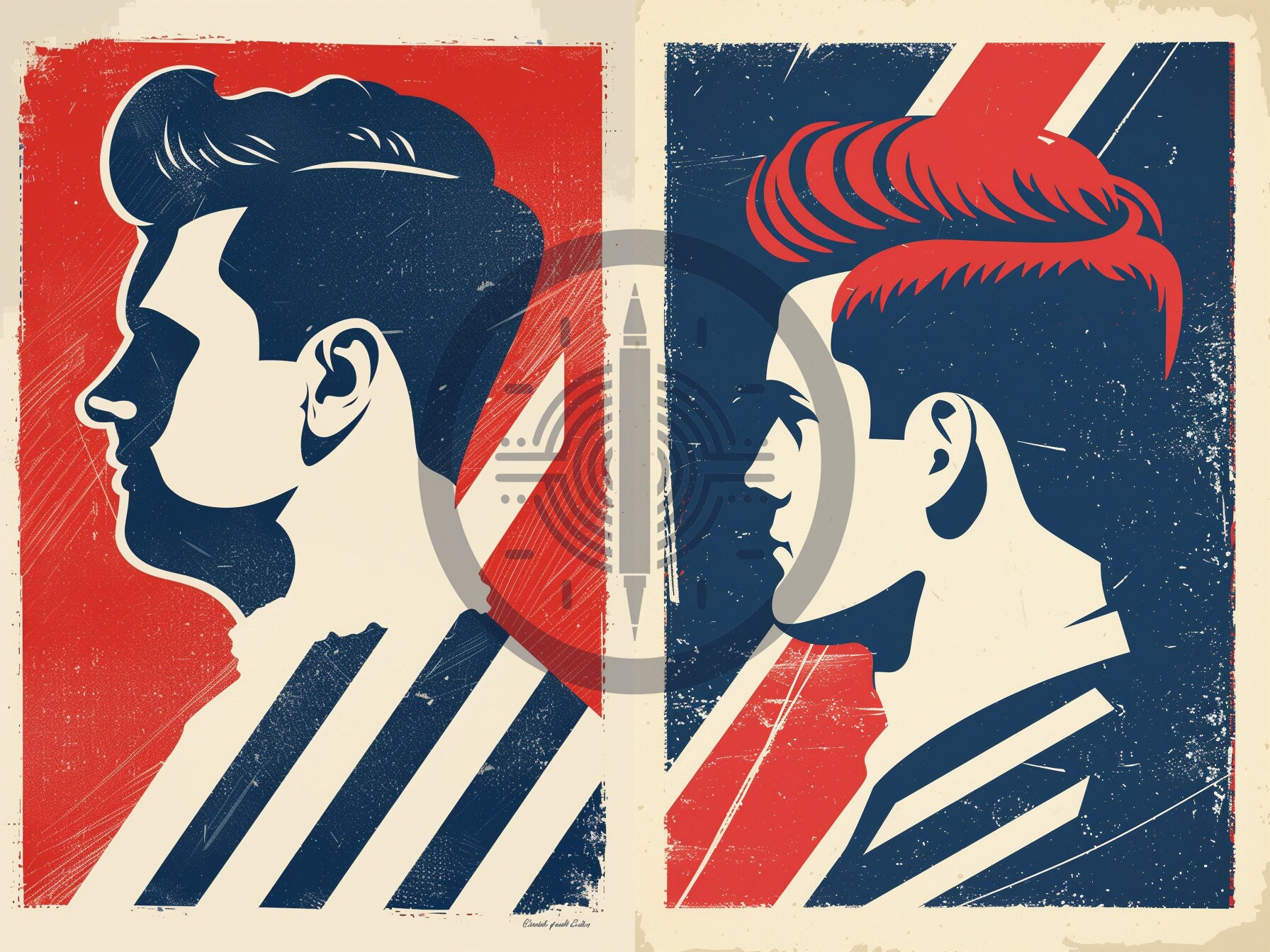 American Barber Shop | Vintage Barbershop Poster | Barbtshop Decor ...