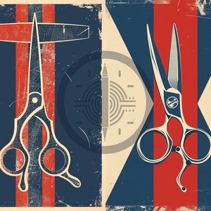American Barber Shop | Vintage Barbershop Poster | Barbtshop Decor ...