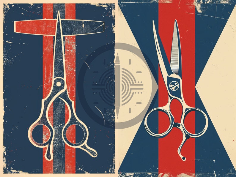 American Barber Shop | Vintage Barbershop Poster | Barbtshop Decor ...