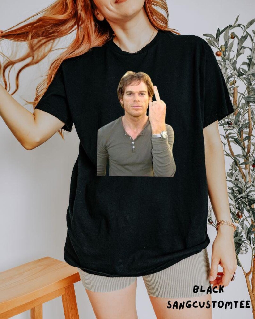 Dexter Morgan Limited Edition middle Finger Shirts Funny Dexter Meme ...