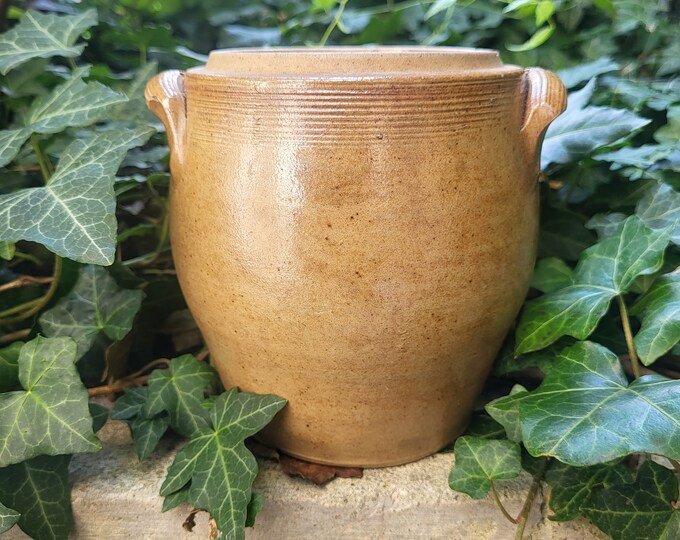Small Old Glazed Sandstone Pot - Etsy