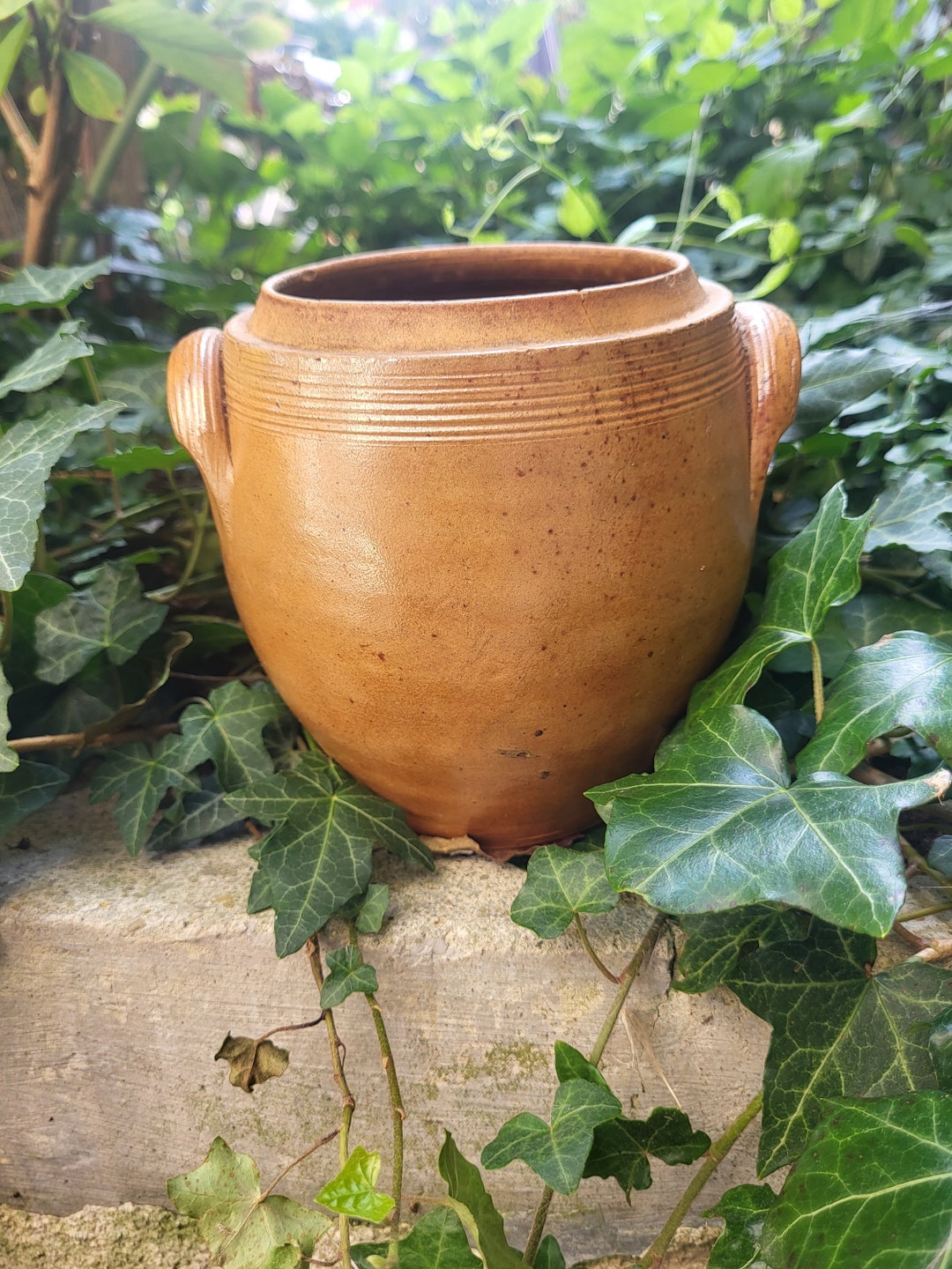 Small Old Sandstone Pot - Etsy