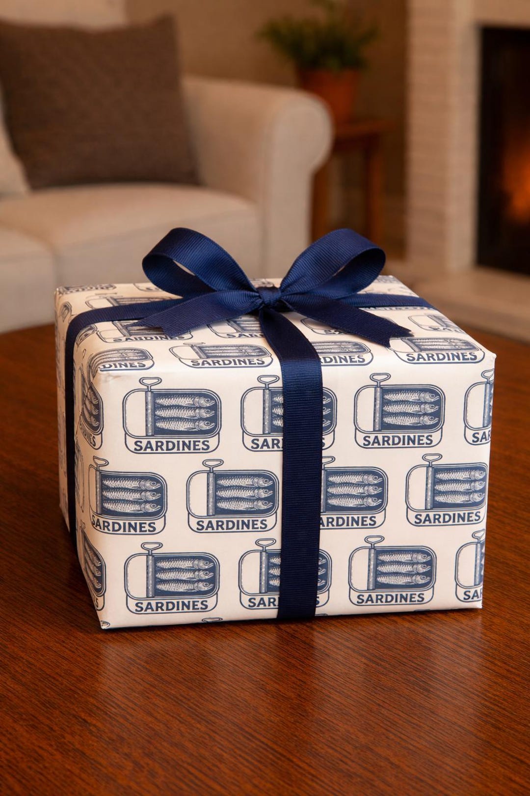 SARDINE Fishes in a Tin Gift Wrap: Extra Large Sheets of Tinned ...