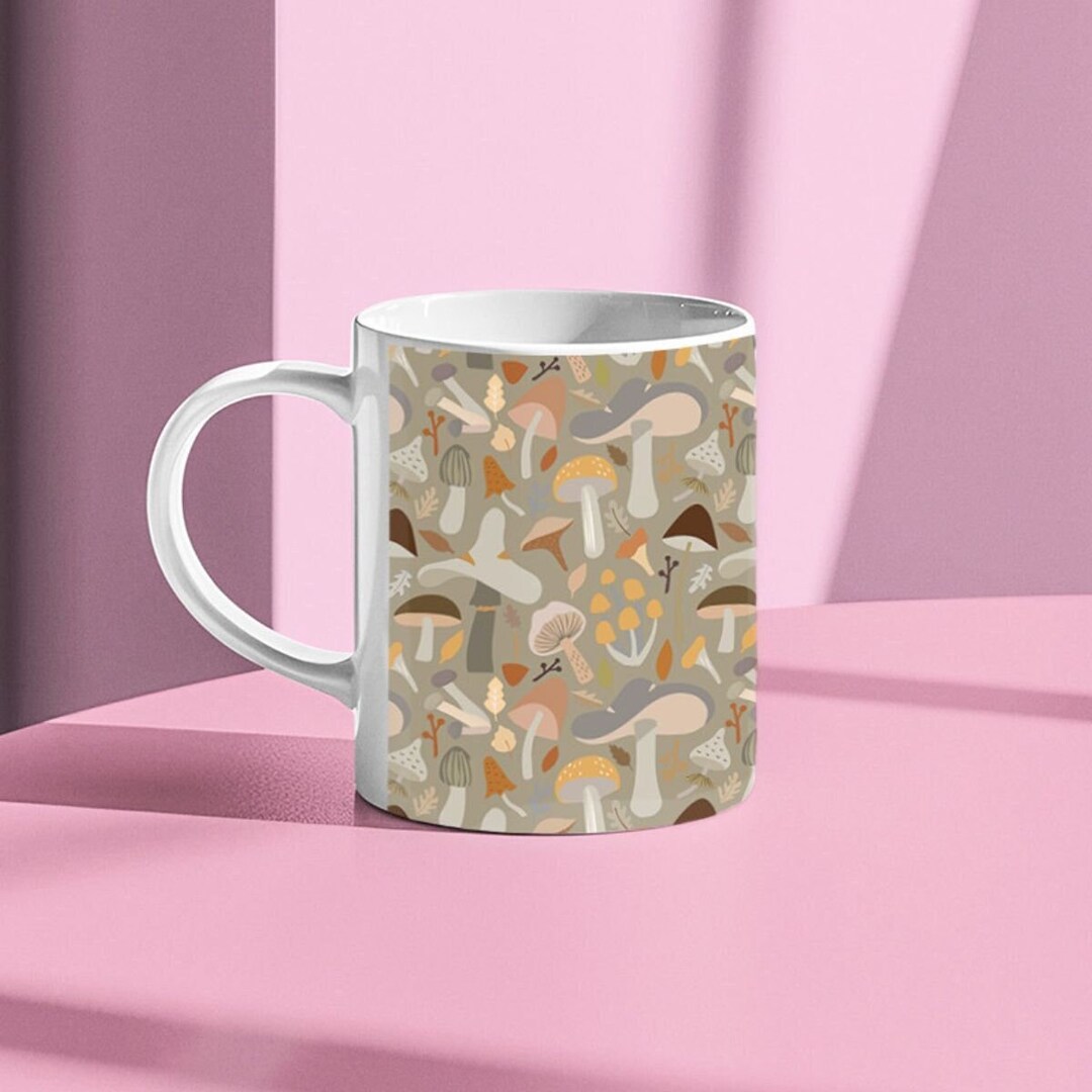 Mushroom Mug: Cottagecore Fungi Lover Ceramic Mug - Etsy