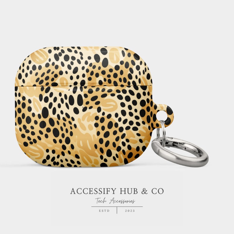 Cheetah Print AirPod Case - Etsy