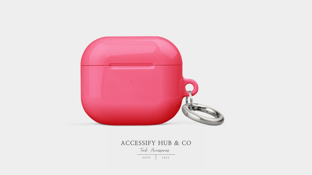 Hot Pink Airpods Case Covers for AirPod Pro 1, 2 and Airpods 1, 2, 3 ...