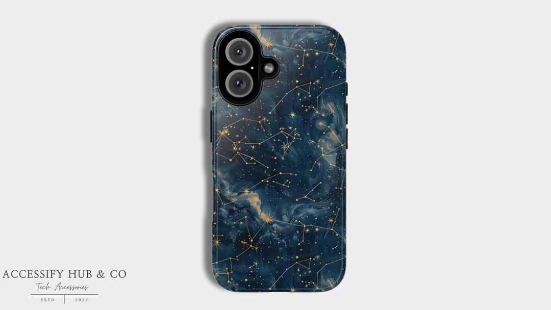 Celestial Constellation Phone Case for iPhone 16, Samsung Galaxy S24 ...