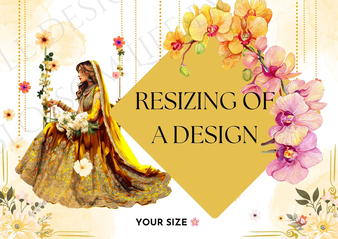 RESIZING - Personalisable Mehndi Sign | Personalised Mendhi Wedding ...