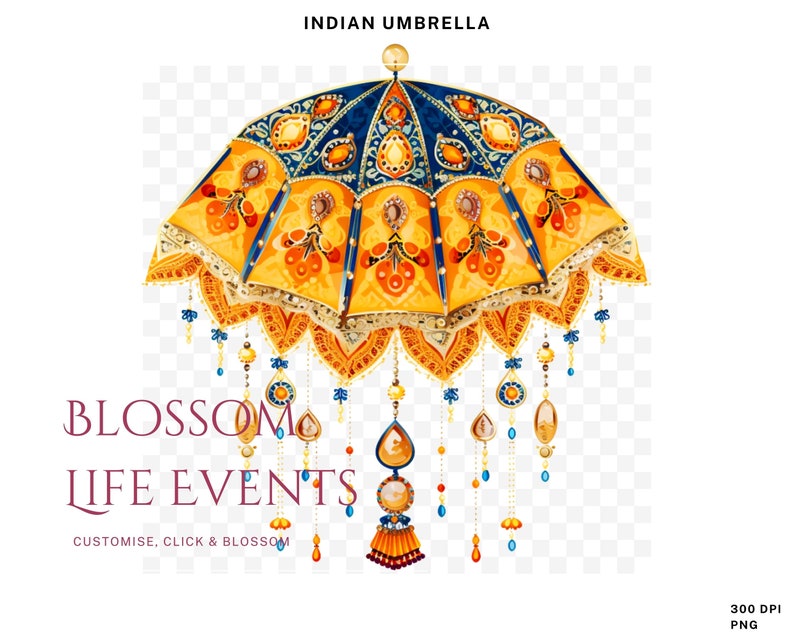 Indian Umbrella PNG | Desi Clipart | Mehndi Printable | Traditional ...