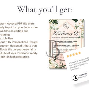 Personalised in Memory of Sign, Printable in Loving Memory Sign for ...