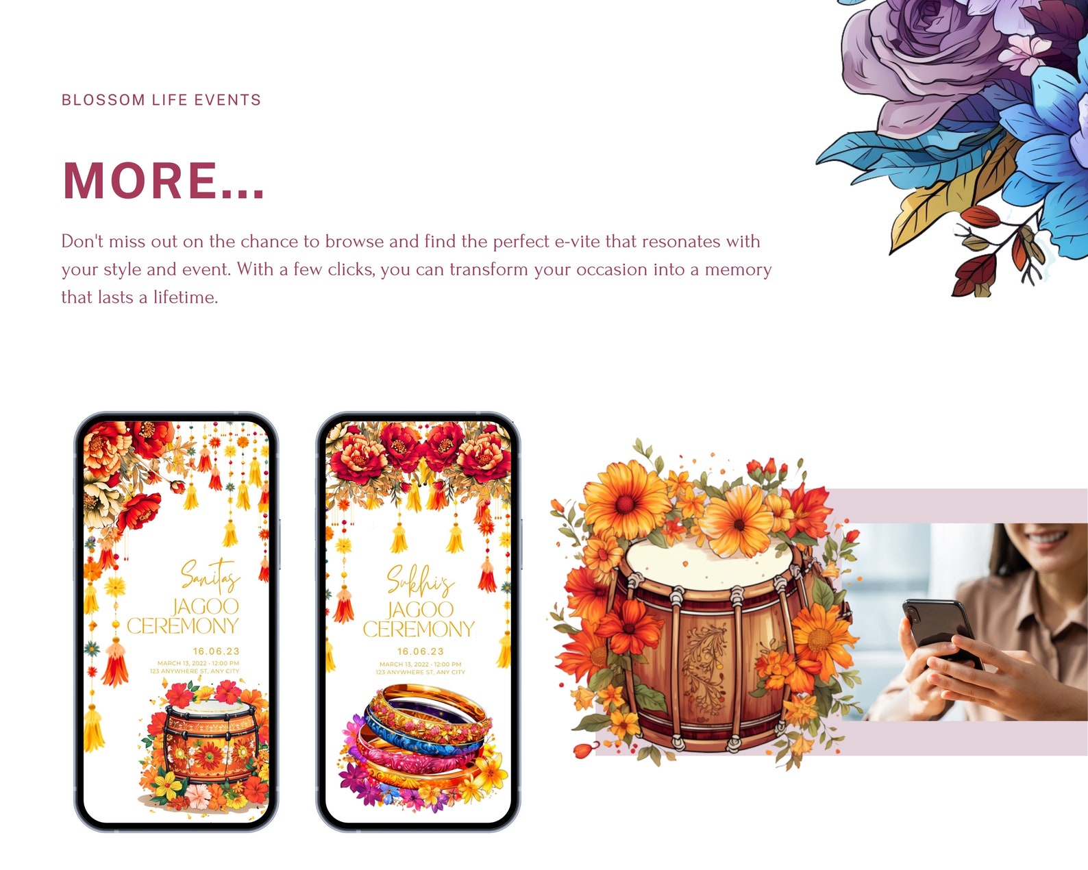 Mayoun Invite Template for Indian Pakistani Mayan Party Beautiful ...