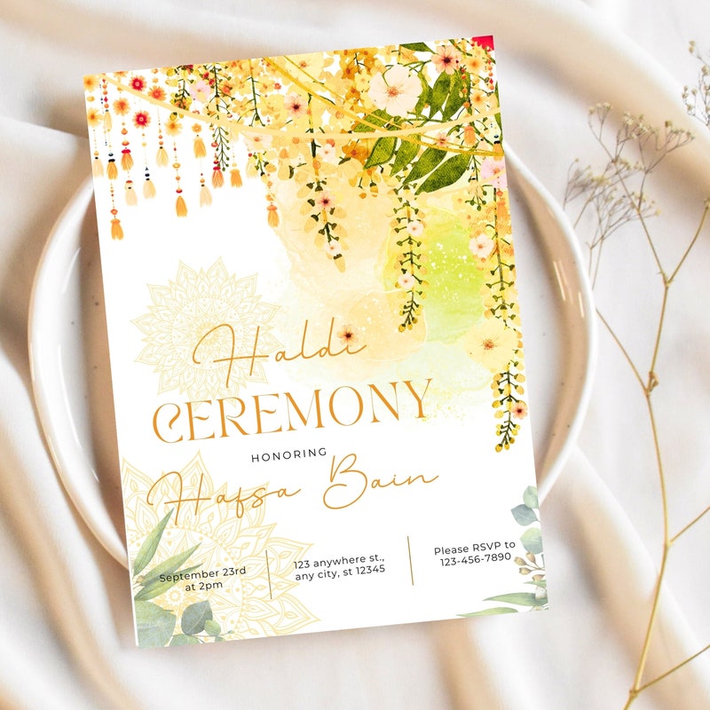 Holud Invitation Cards - Etsy