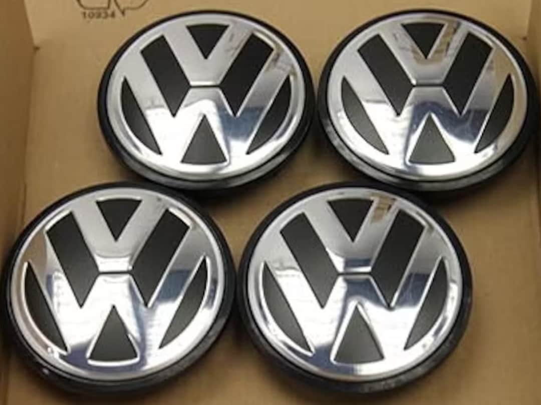 4x Alloy Wheel Volkswagen Centre Caps for Most VW Polo, T-cross 56mm ...