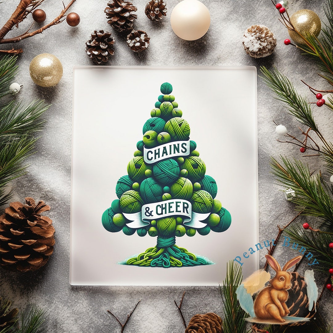 DTF Bundle of Crochet Christmas Transfers, Christmas Dtf Transfers ...