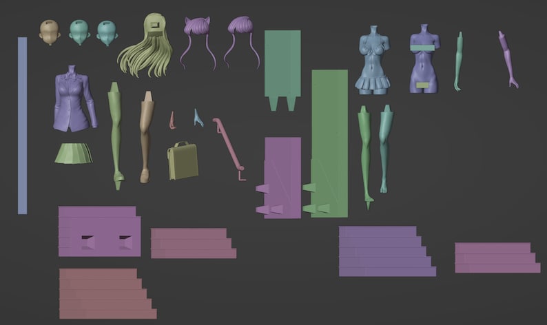 Komi Shouko - Komi San Wa Komyushou Desu - 3D STL Files - Etsy