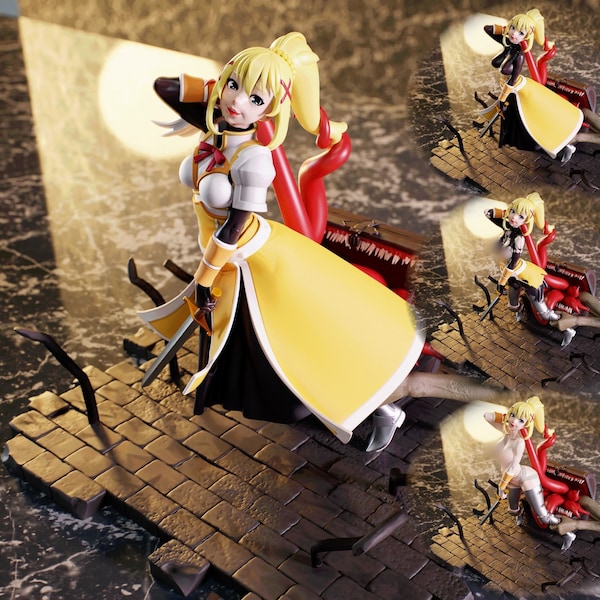 Konosuba Darkness Figure - Etsy