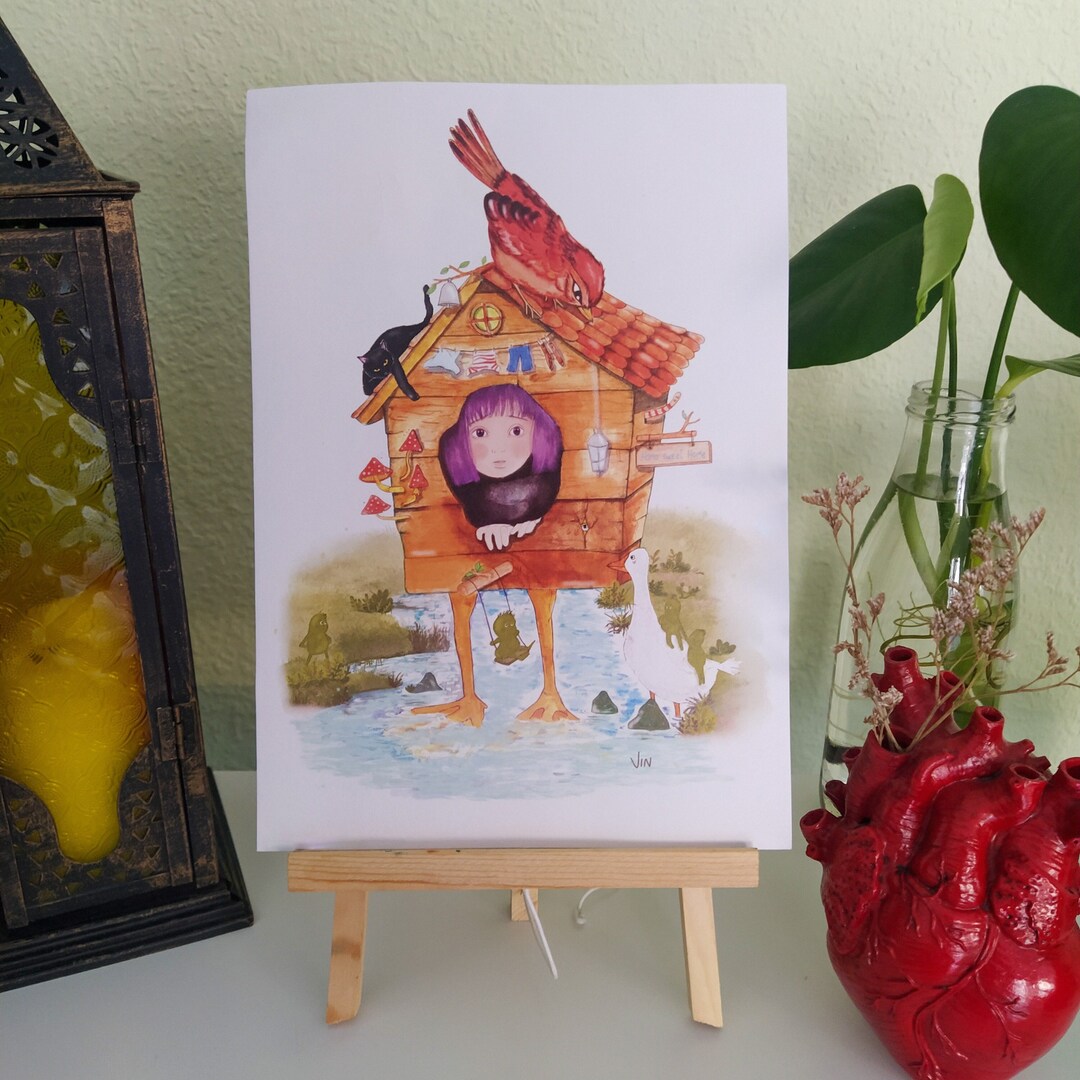 Introverted World. Sheet Print Illustration Illustration - Etsy