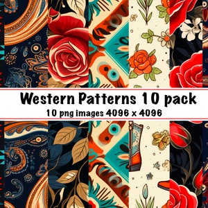 Western Pattern - Etsy