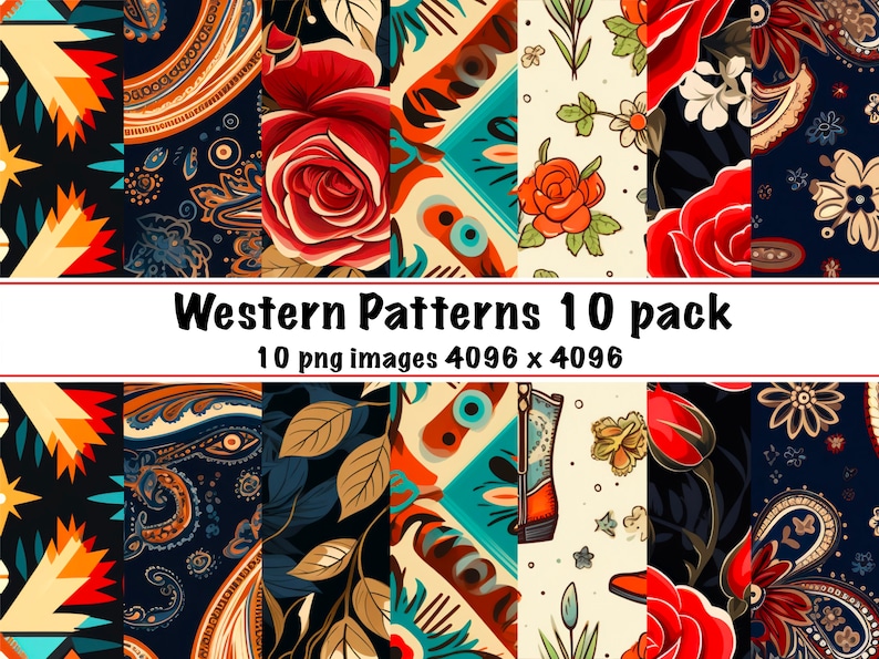 Western Pattern - Etsy