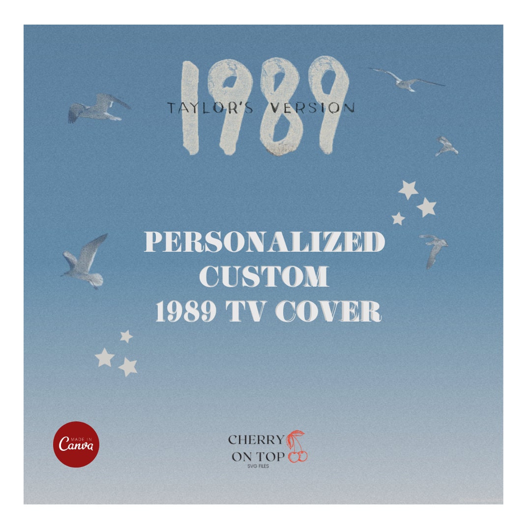Taylor Swift 1989 TV Album Cover Personalized Customizable - Etsy