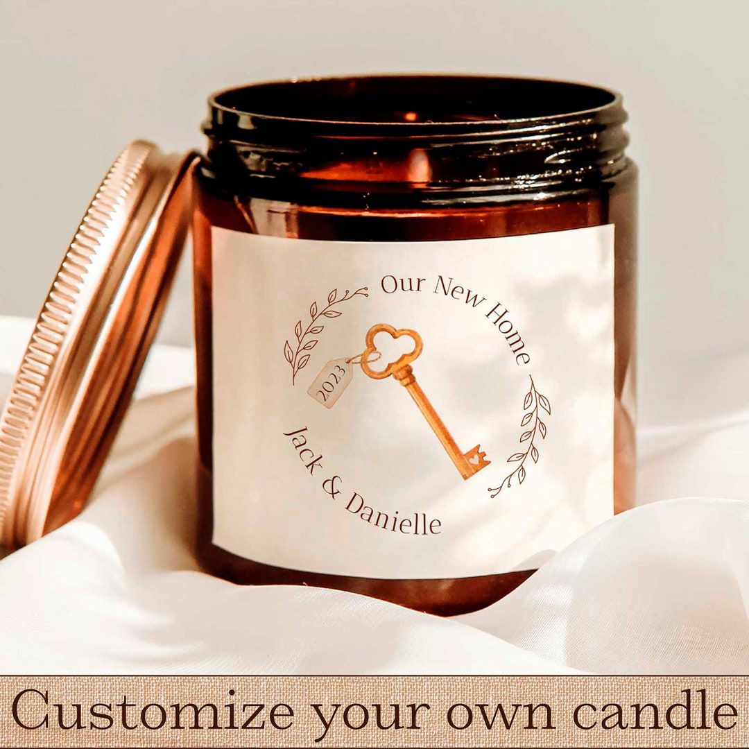New Home Candle Customized Gift Housewarming Gift First Home - Etsy