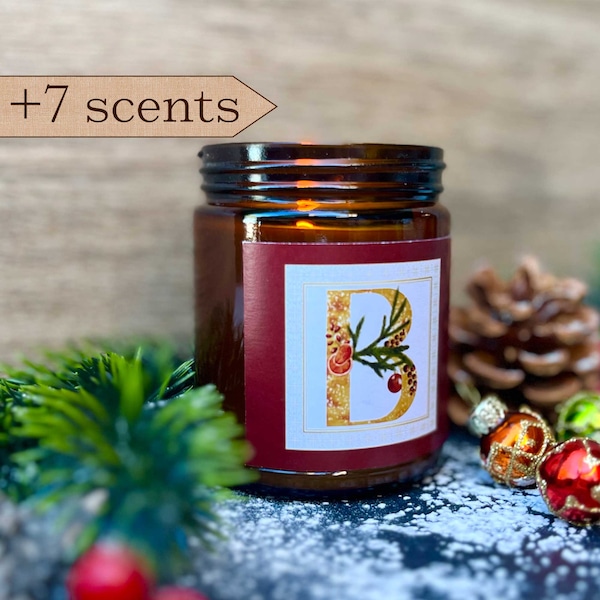 Monogram Candle - Etsy