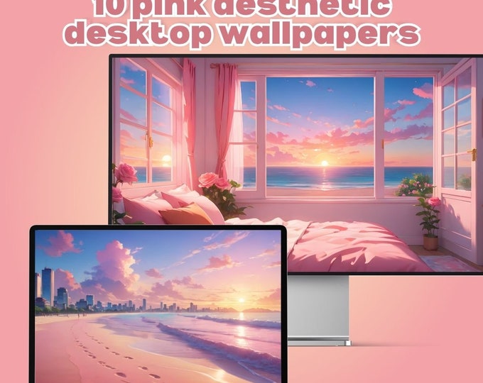 Game Over Pastel Desktop Wallpaper Background | Retro Pixel Pink ...