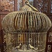 Vintage Victorian Era Brass Bird Cage, Carved Brass Pinjara ...