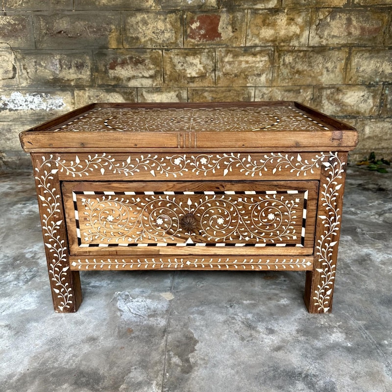 Bone Inlay Desk - Etsy