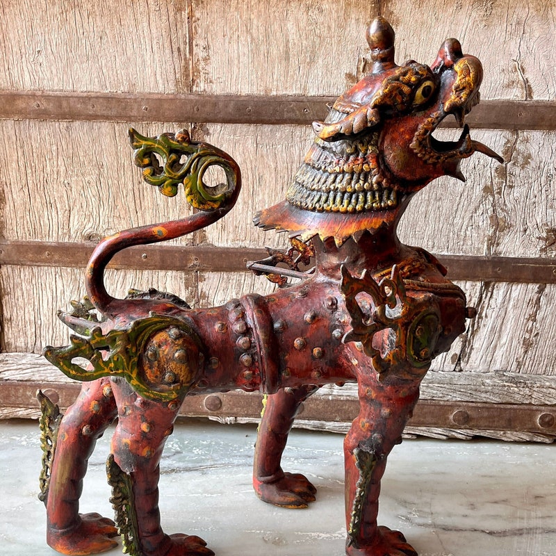 Winged Lion - Etsy