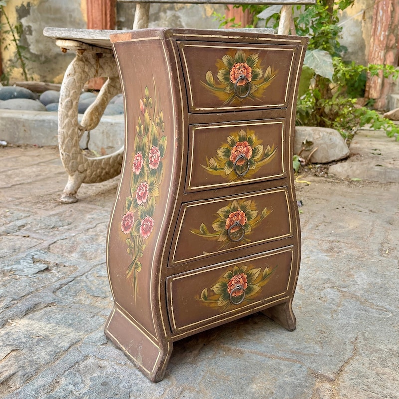 Hand Painted Chest - Etsy