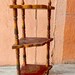 Hand Painted Wooden Corner Rack, Corner Shelf, Corner Unit, Shelf Table ...